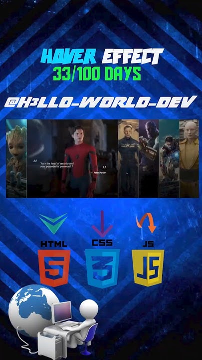 Hover Effect Using Html Css Js Days 32 100 Days Project Challenge Css Java Html