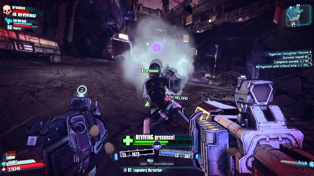 Borderlands 2 Арена "Механическая Мясорубка" [Ore Chasm] - YouTube
