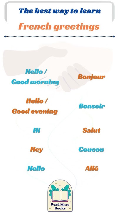 Best way to learn French greetings | Greeting Words English to French ...