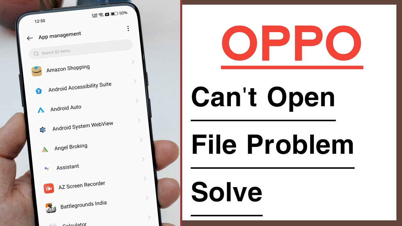 OPPO Can't Open File Problem, Download Kiya Hua App Install Nahi Ho Raha Problem Solve 100% ...