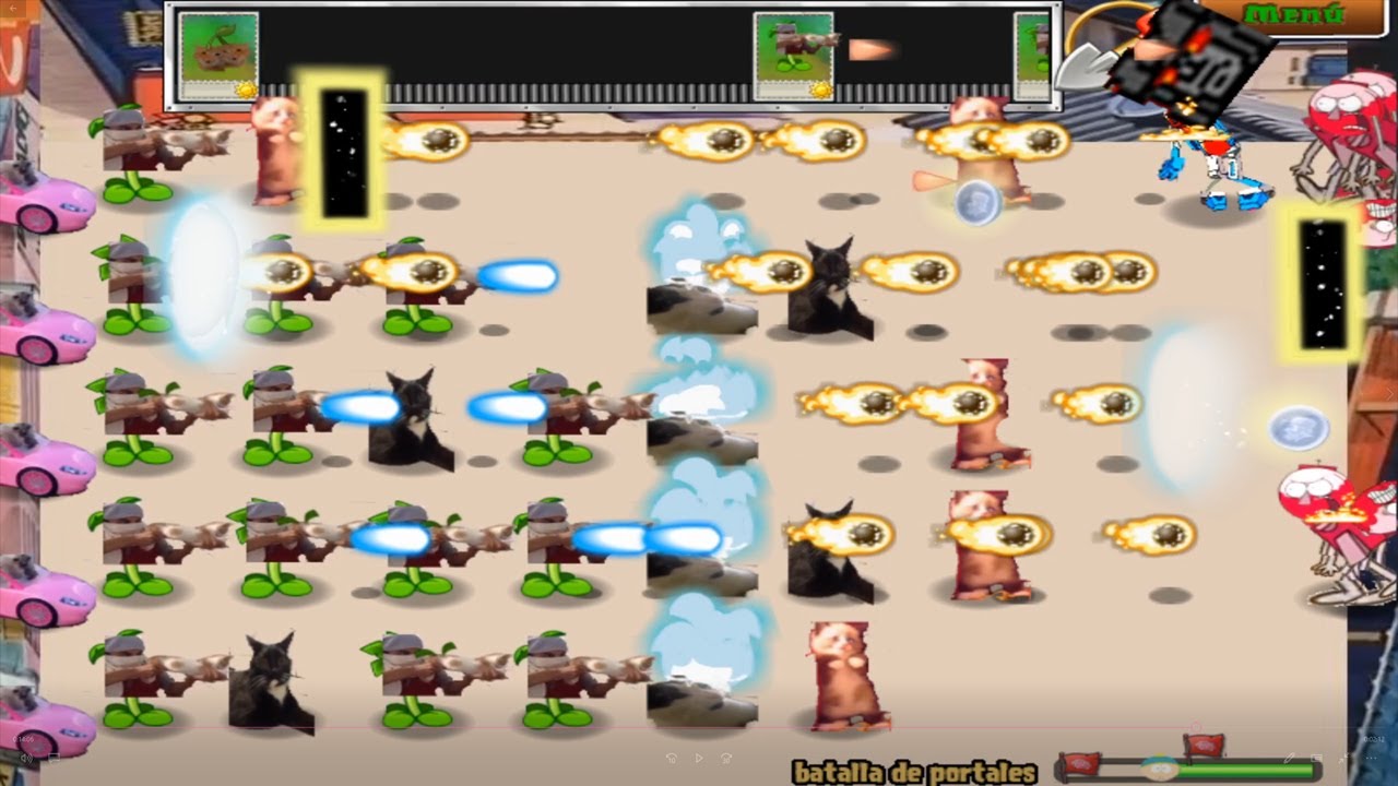 Plants VS Zombies Mod Cats Vs Cartoons V2 - Gameplay Walkthrough Part 3 ...