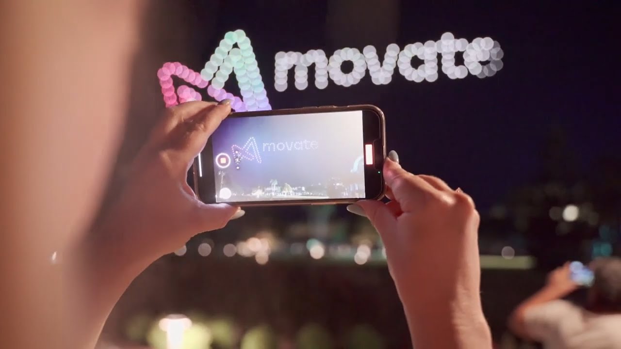 Movate - Drone Show | CSS Corp is Now Movate - YouTube