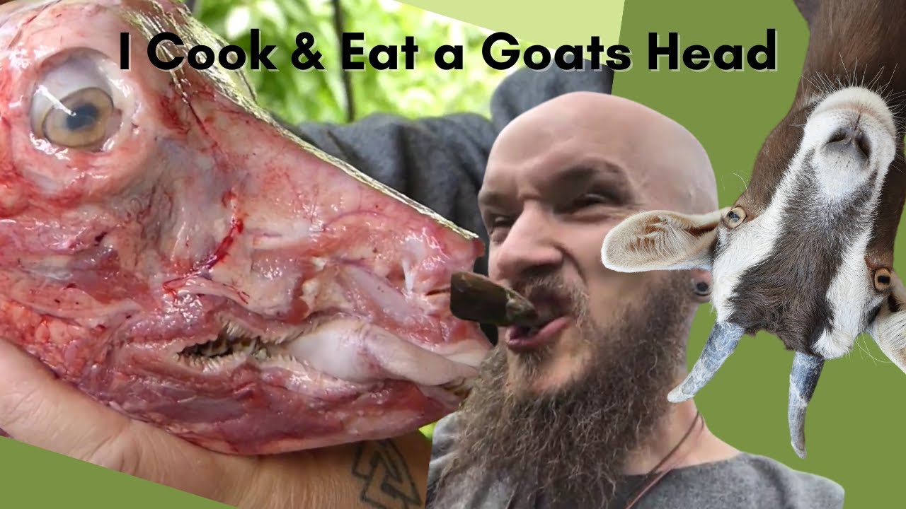 I Cook & Eat a Goat's Head - YouTube