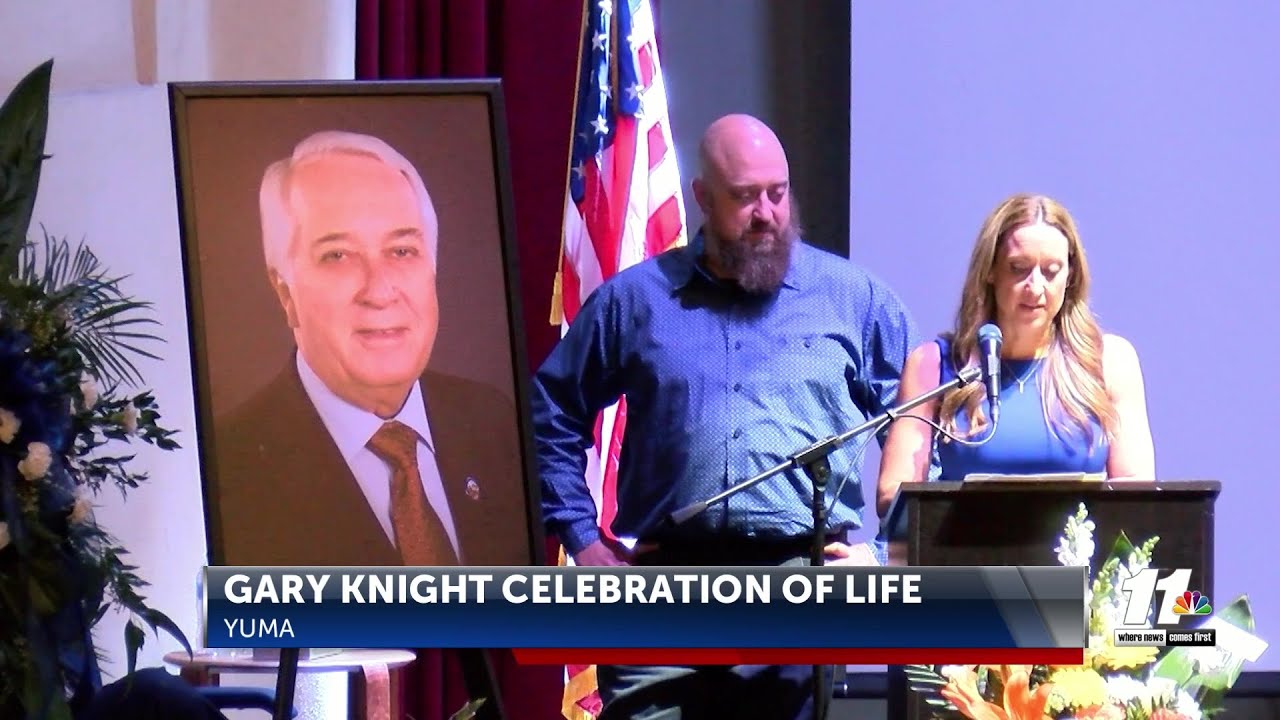 City of Yuma honors Councilmember Gary Knight - YouTube