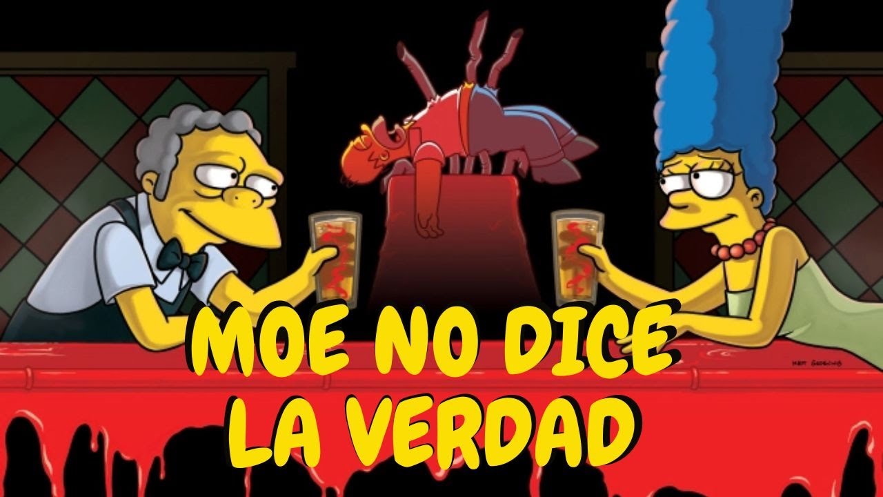 MOE ESCONDE LA MUERTE DE HOMERO | Los Simpson - YouTube