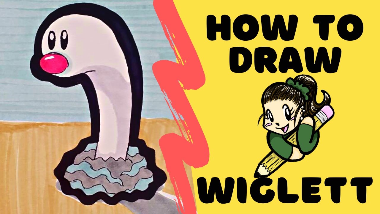 HOW TO DRAW - Wigglet (NEW Pokemon Scarlet/Violet) - YouTube