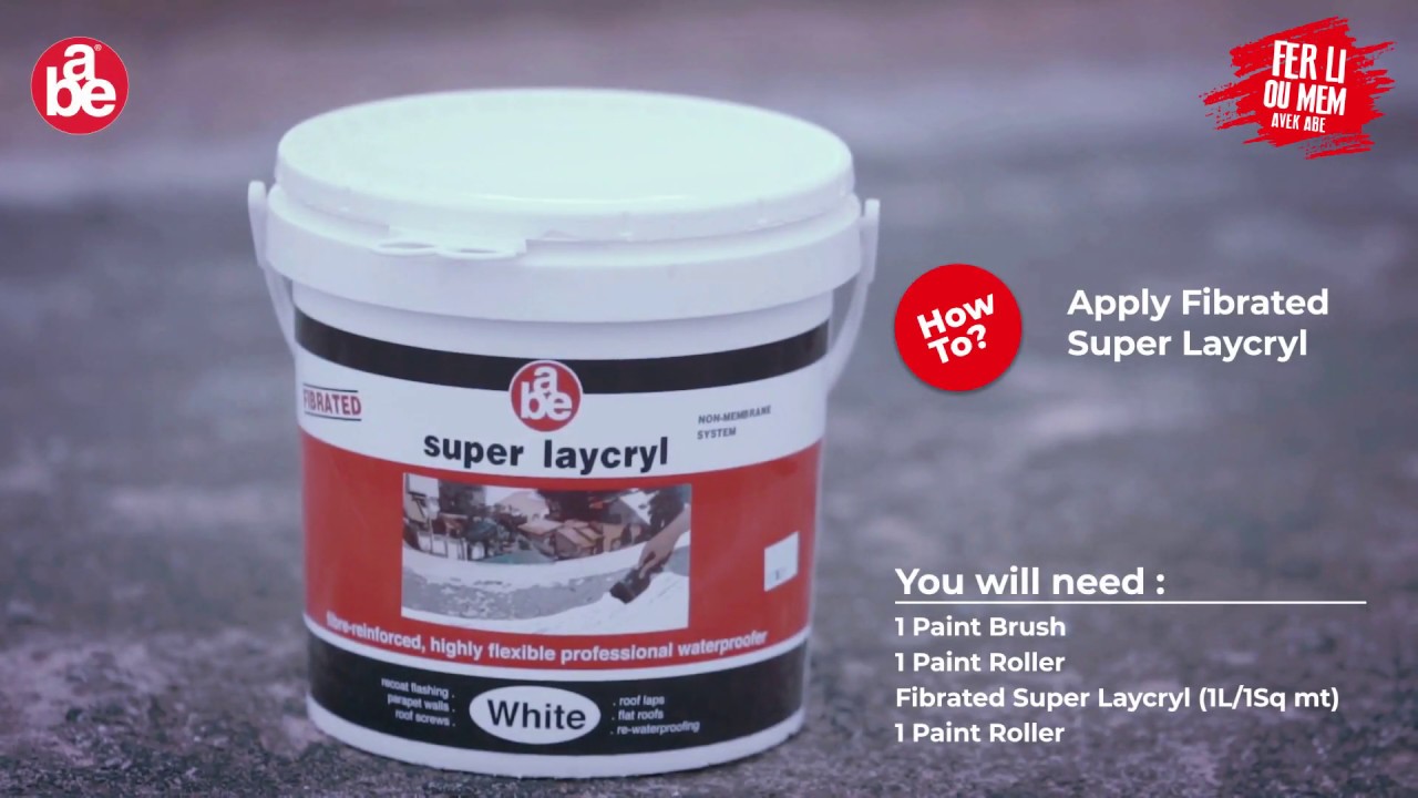HOW TO APPLY - Fibrated Super Laycryl | ABE Mauritius - YouTube