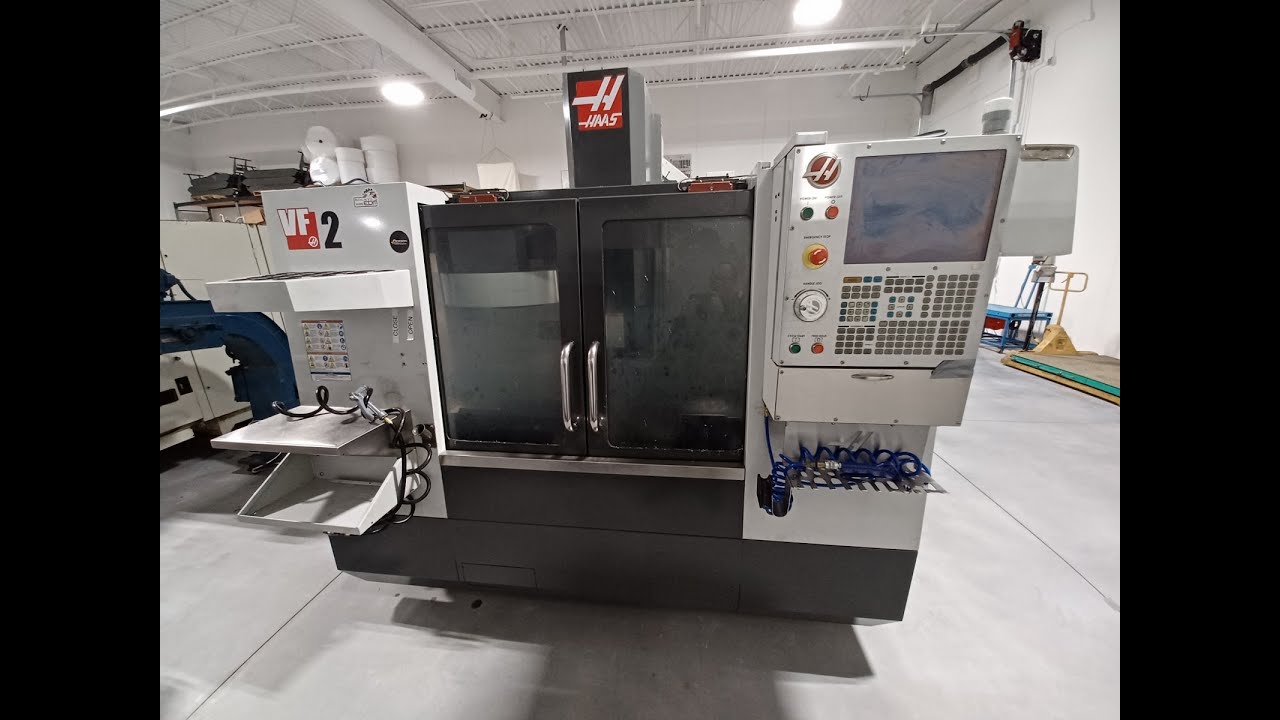 Haas VF-2 CNC Vertical Machining Center w/ Haas CNC Ctrl, Brushless 4th ...