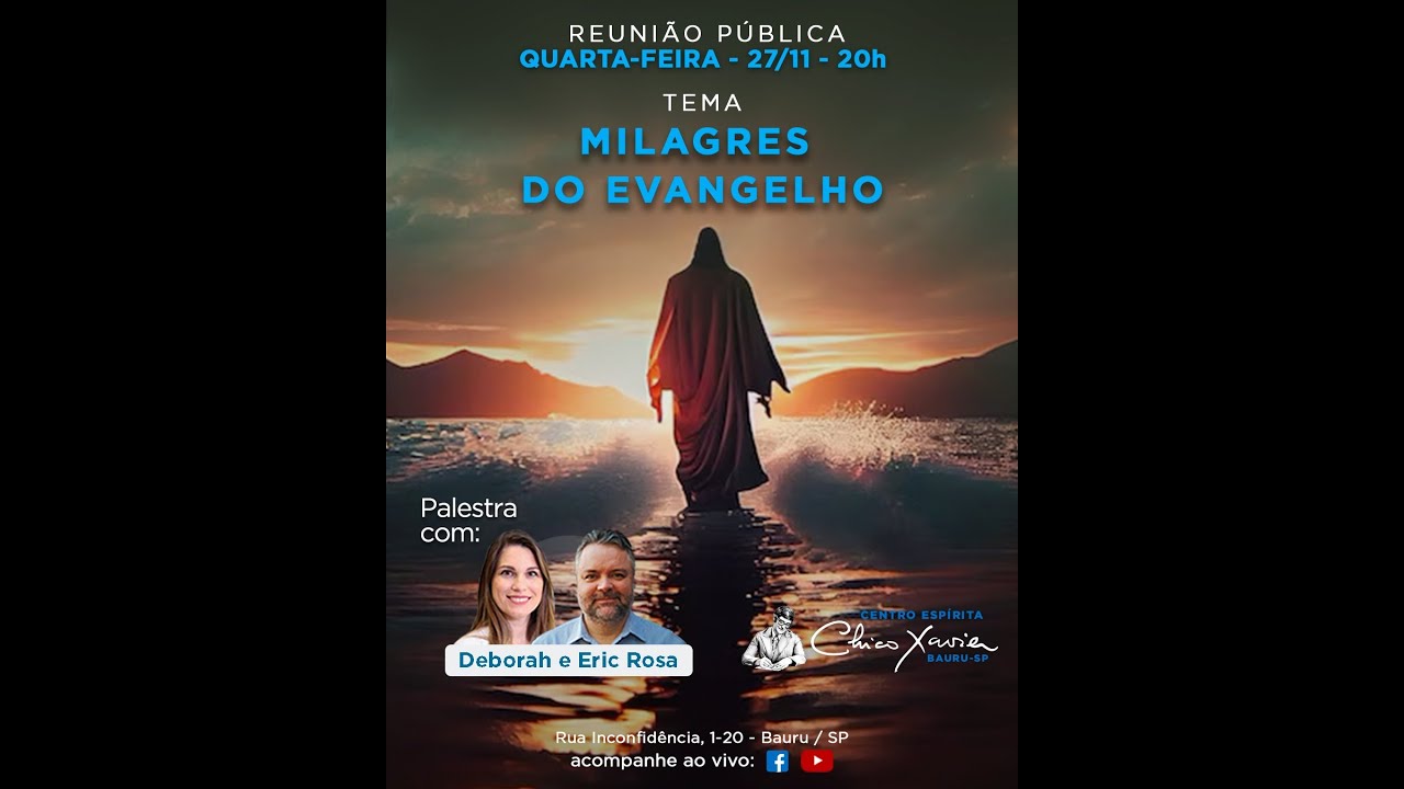 Palestra MILAGRES DO EVANGELHO com DEBORAH E ERIC ROSA - YouTube