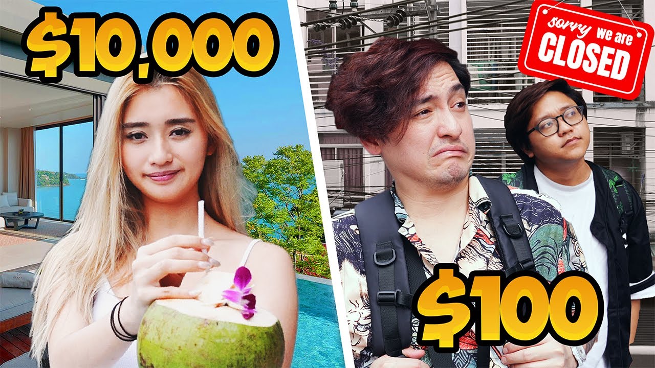 $100 vs $10,000 Phuket Holiday - YouTube