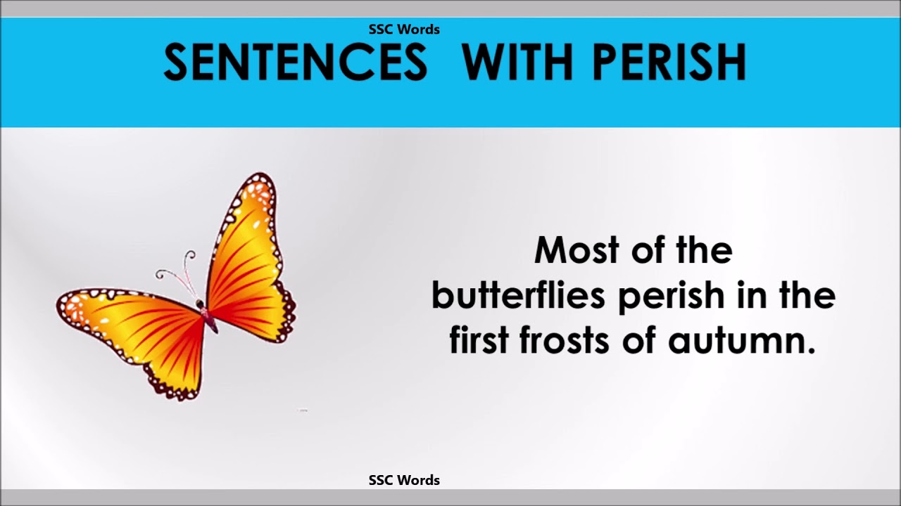 Perish - Improve English - Meaning and 5 sentences - GRE / CAT / GMAT ...