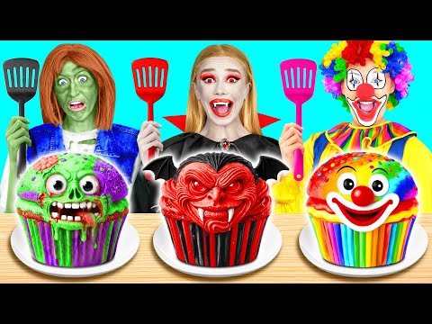 Vampire vs Palyaço vs Zombi Yemek Yapma Mücadelesi | Komik Zorluklar Crazy DO