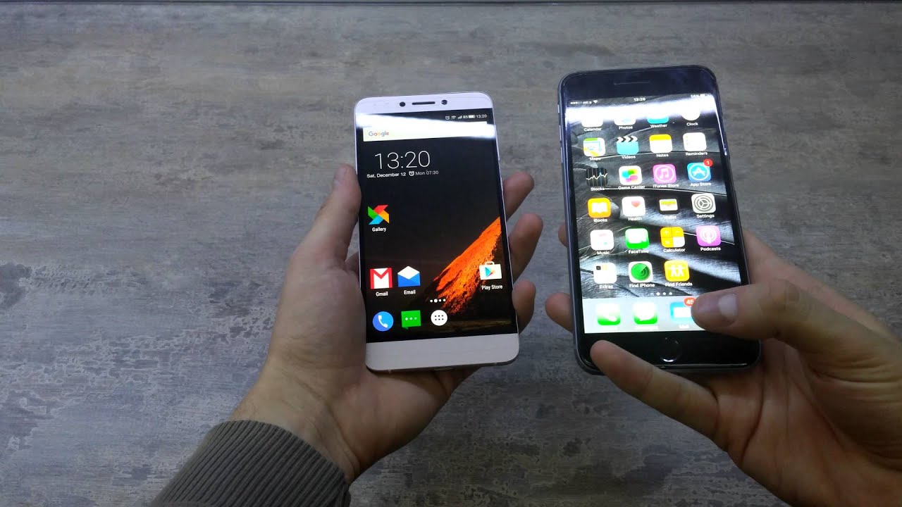 Letv LeEco Le x500 1S vs. Iphone 6 plus - YouTube