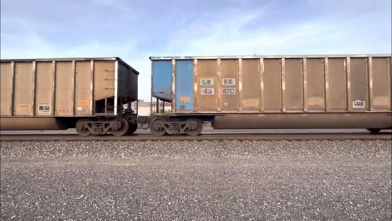 BNSF #6080 Leading & NB Empty Energy Coal Train With Three DP Units 11/12/22 - YouTube