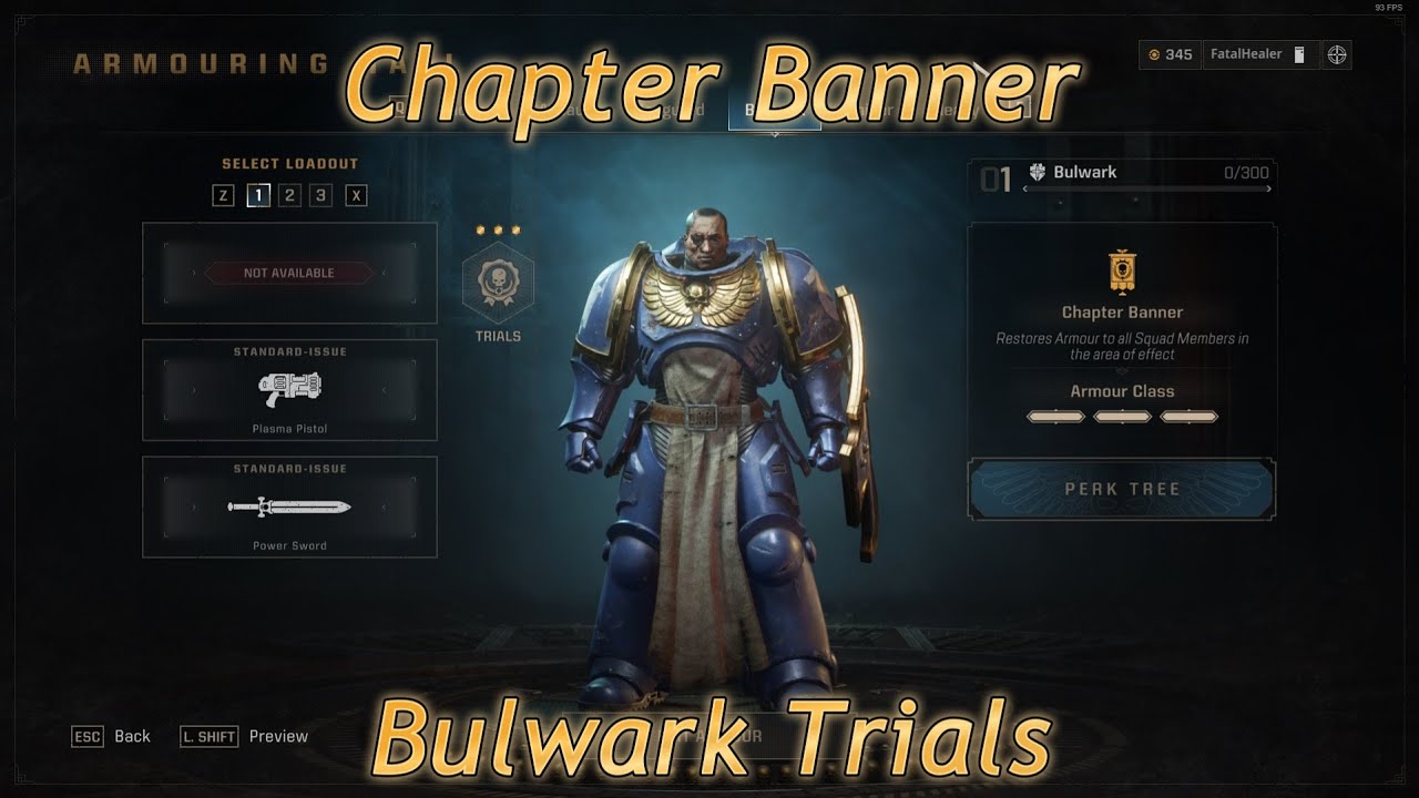 Warhammer 40k Space Marine 2 - Bulwark Trials - Chapter Banner - YouTube