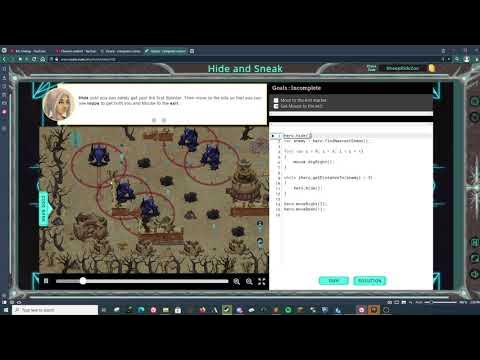 Ozaria - Javascript - Chapter 4 - Module 2 - Hide and Sneak - YouTube