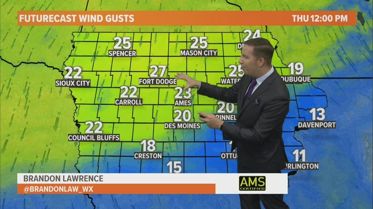 Iowa weather update: Gusty winds arrive today as a fall cold front ...