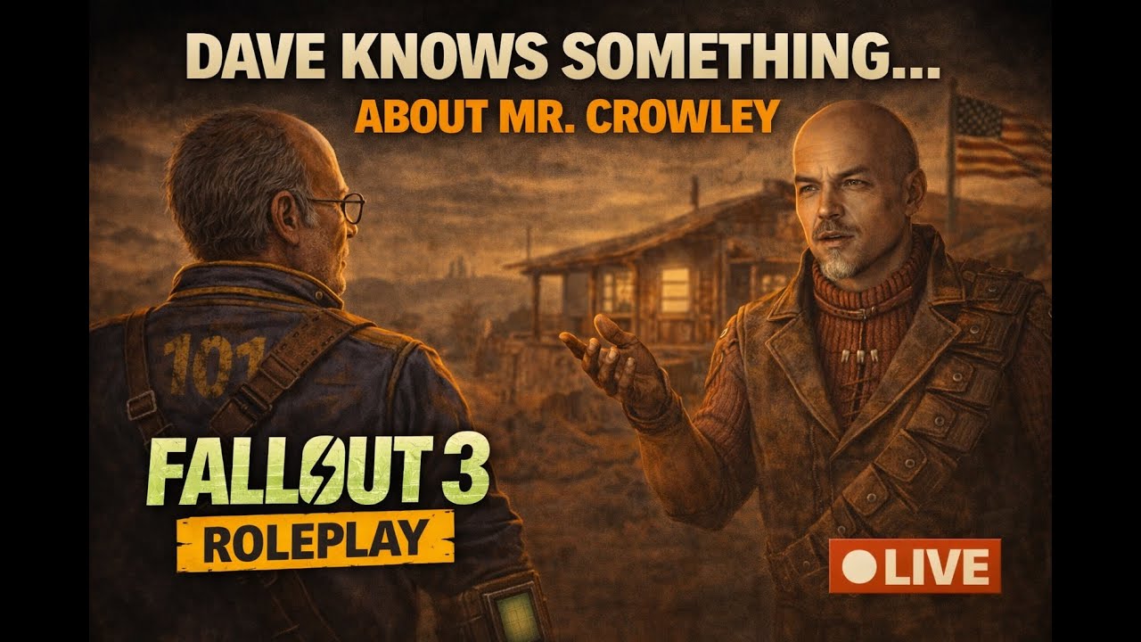 Dave Knows Something About Mr. Crowley… | Fallout 3 Roleplay - YouTube