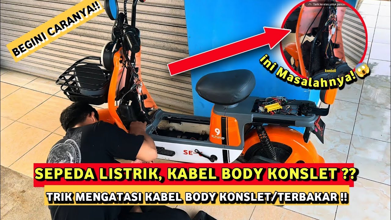 KABEL BODY KONSLET & TERBAKAR ‼️BEGINI CARA PERBAIKI NYA😱 - YouTube