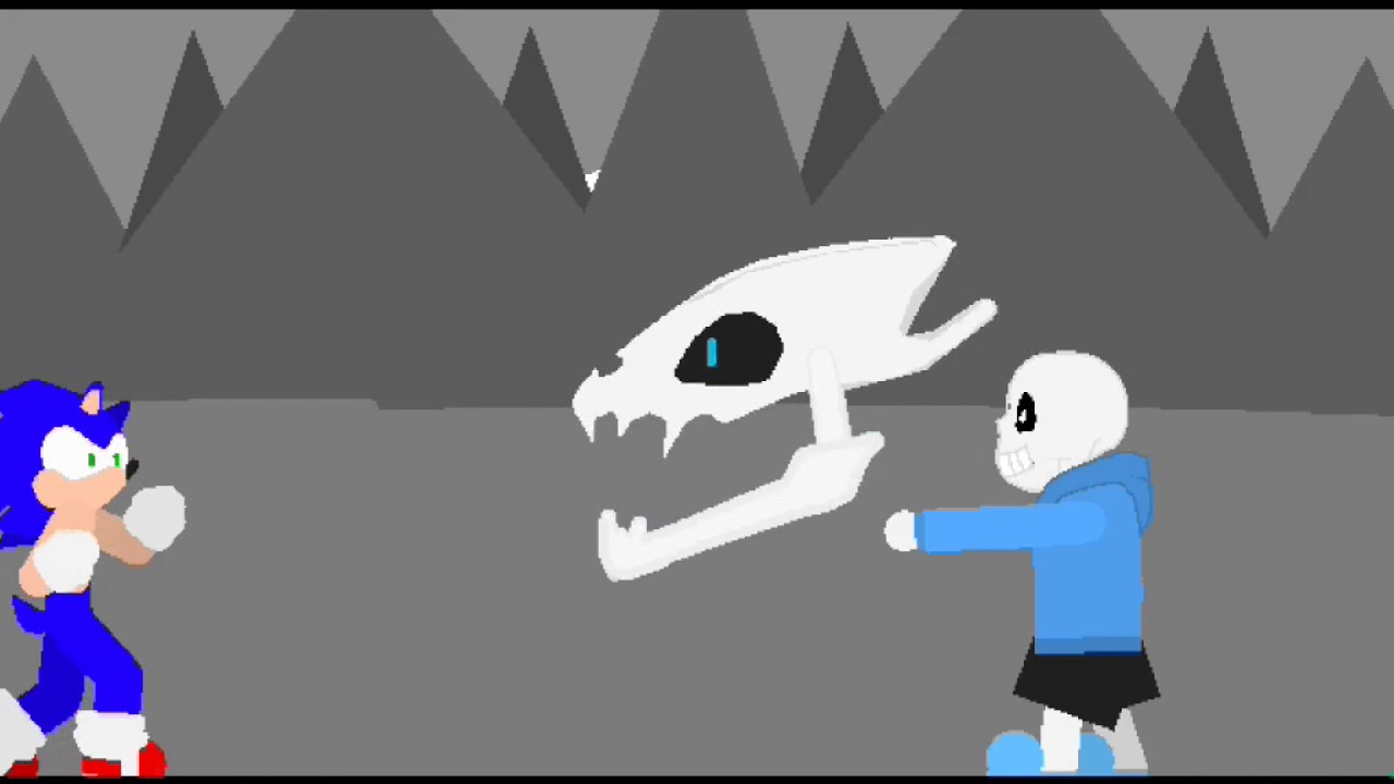 Sonic VS Sans - YouTube