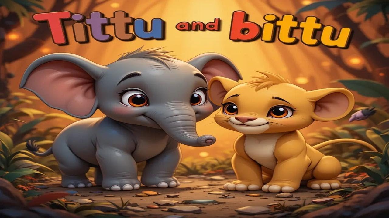Titu & Bittu Cartoon - Episode 1 🎬 | True Friendship Story in Jungle ...