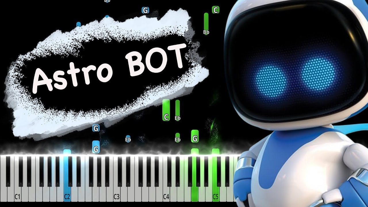 I Am Astro Bot Main Theme Piano Tutorial - YouTube