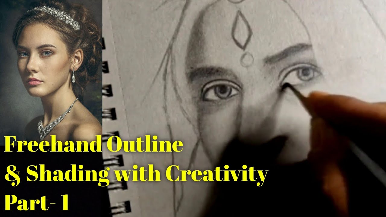 Realistic Drawing / Outline Tutorial / Freehand Outline / Pencil Sketch ...