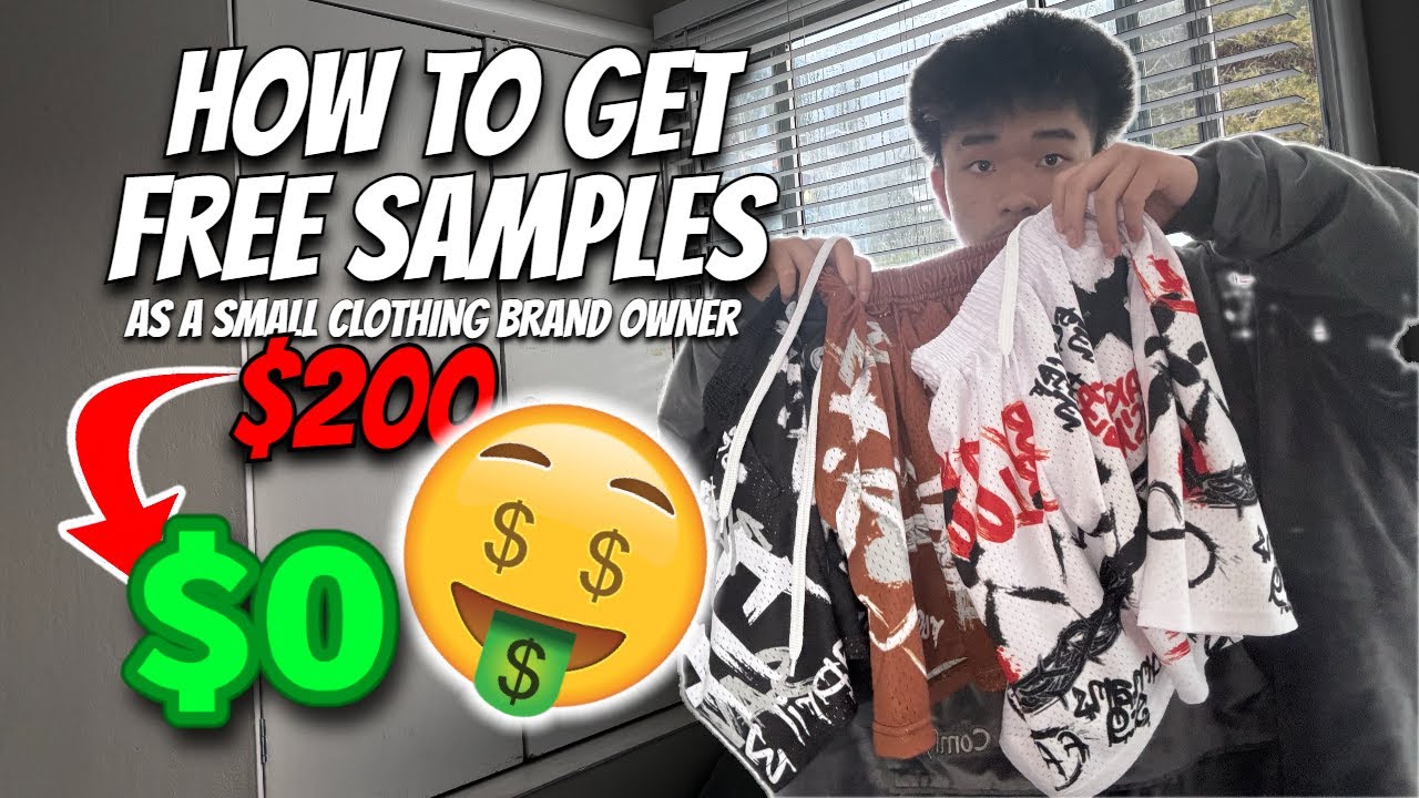 HOW TO GET FREE SAMPLES AS A SMALL CLOTHING BRAND OWNER - YouTube