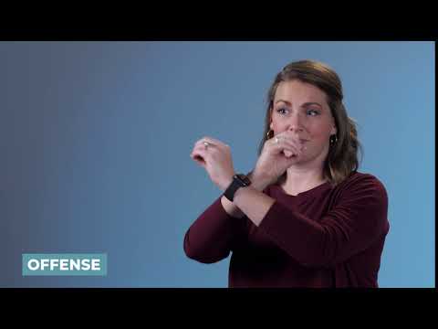 Learn How to Sign Offense in ASL | LearnHowToSign.org - YouTube