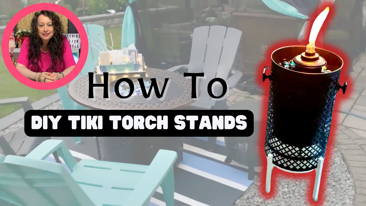 How To DIY Tiki Torch Stands Using Aluminum Sheets: Elevate Your ...