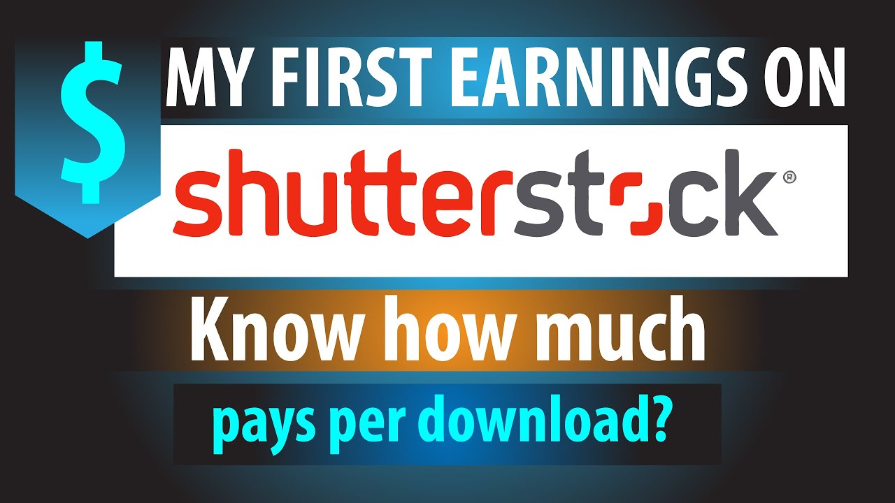 How to earn money online from shutterstock website. Know how much ...