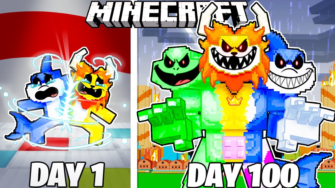 I Survived 100 Days as the FORGOTTEN CRITTERS in HARDCORE Minecraft ...