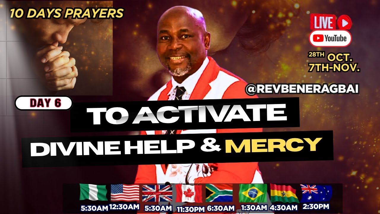 10 DAYS PRAYERS TO ACTIVATE DIVINE HELP AND MERCY ( DAY 6) - YouTube