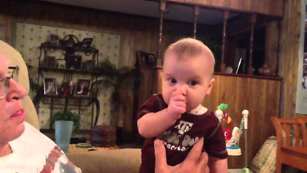 Colby fussing at nanny and paw paw,s - YouTube