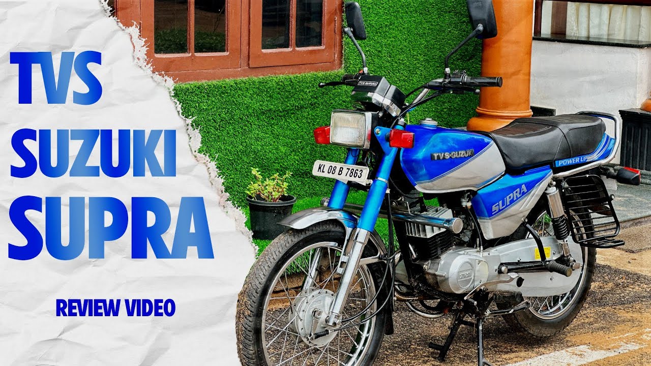 TVS Suzuki Supra Power Up review video #tvssuzuki #twostroke #suprabike ...