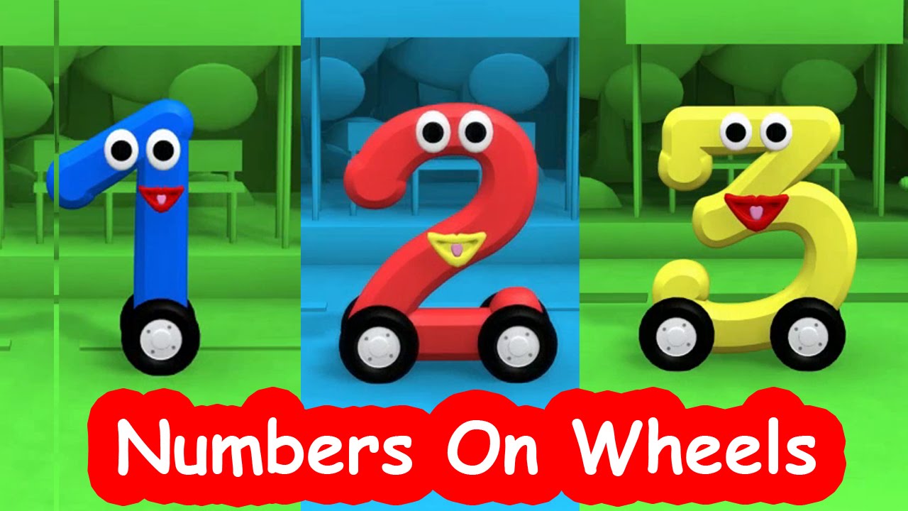 123 Song for Kids | Numbers Song in 3D-numbers song for children - YouTube