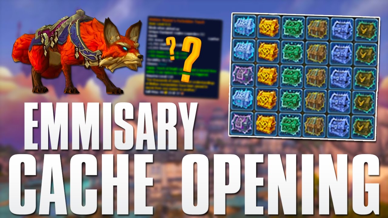 WoW Legion: Emmisary Cache Huge Opening #3 | Over 7k Raw GOLD Made ...