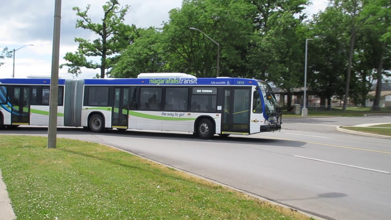 Niagara Falls Transit: 2018 NovaBus LFS-A 1810 - YouTube