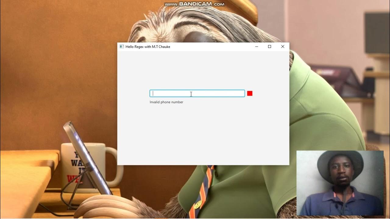 Phone number validation and input modification with regex expressions ...
