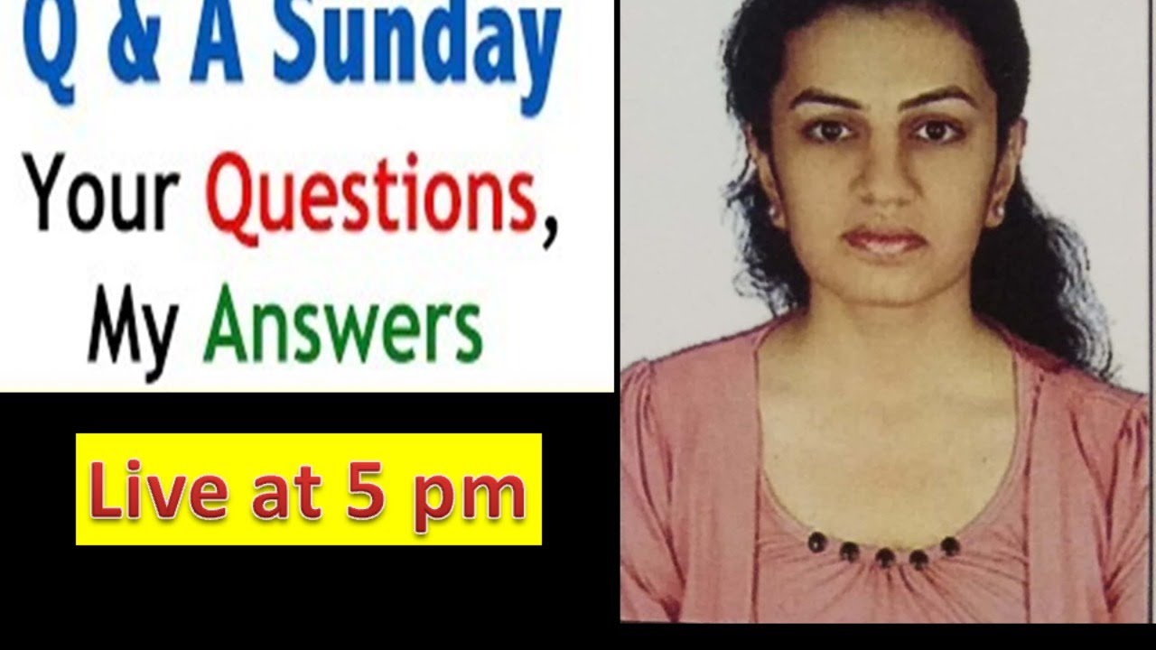 Live question and answer session - YouTube