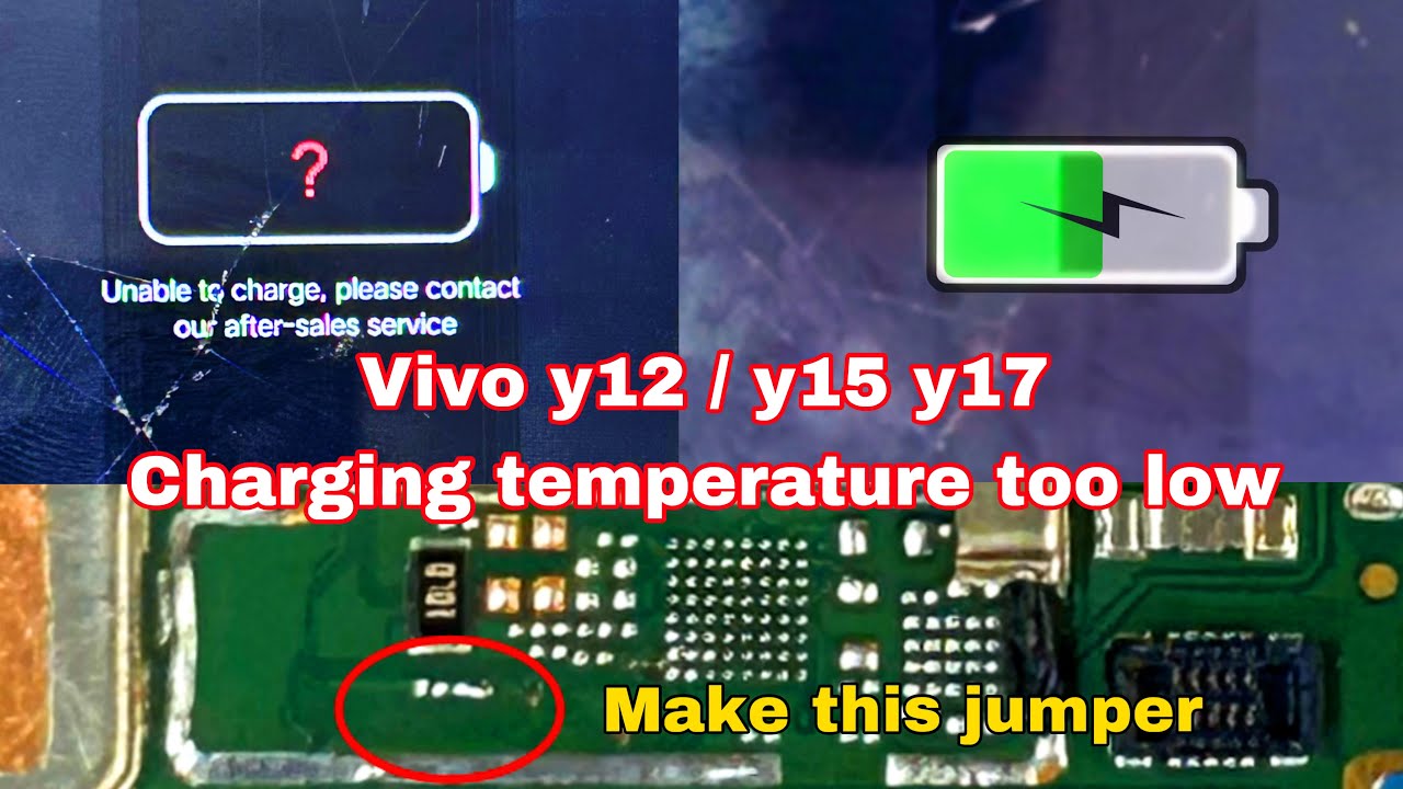 vivo y12 / 15 /y17 unable to charge please contact our after sales service /charging temperature ...