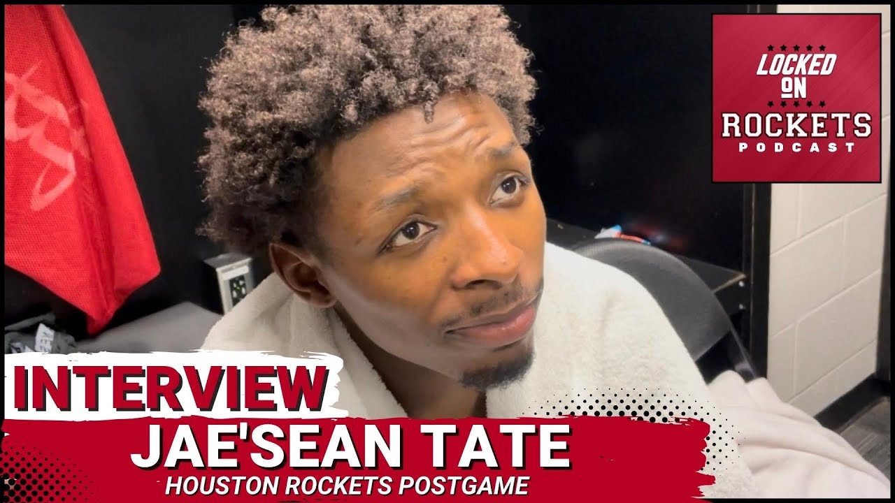 Jae'Sean Tate | Houston Rockets Vs San Antonio Spurs Postgame | 2023 ...