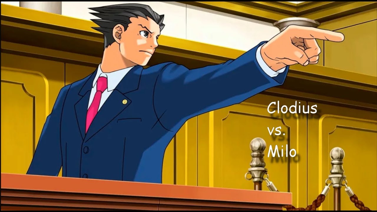 Clodius and Milo | Ace Attorney Roman Edition - YouTube