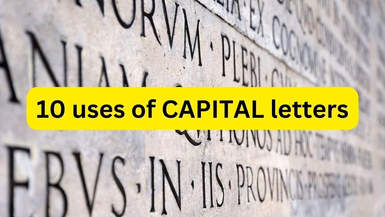 10 Uses Of Capital Letters vocabulary english words 10 Uses Of Capital Letters vocabulary english words
