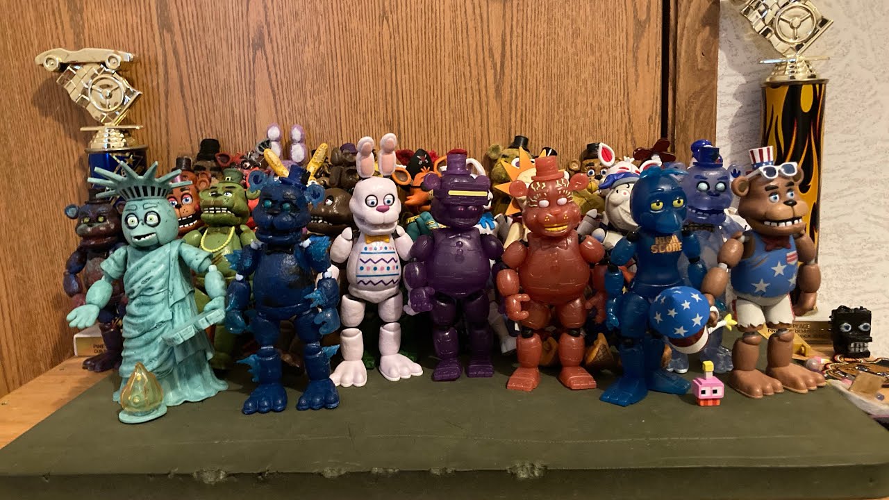 FNAF Action figure collection - YouTube