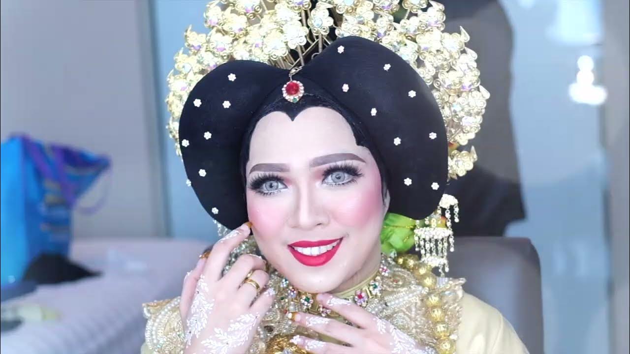 Tutorial Sanggul Pengantin Hijab Bugis Makassar - Hairdo With Bhastian Hendra - YouTube