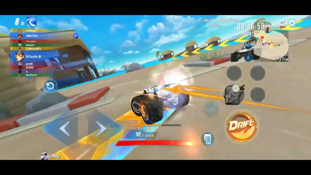 My first superspeed race in speed drifter - YouTube