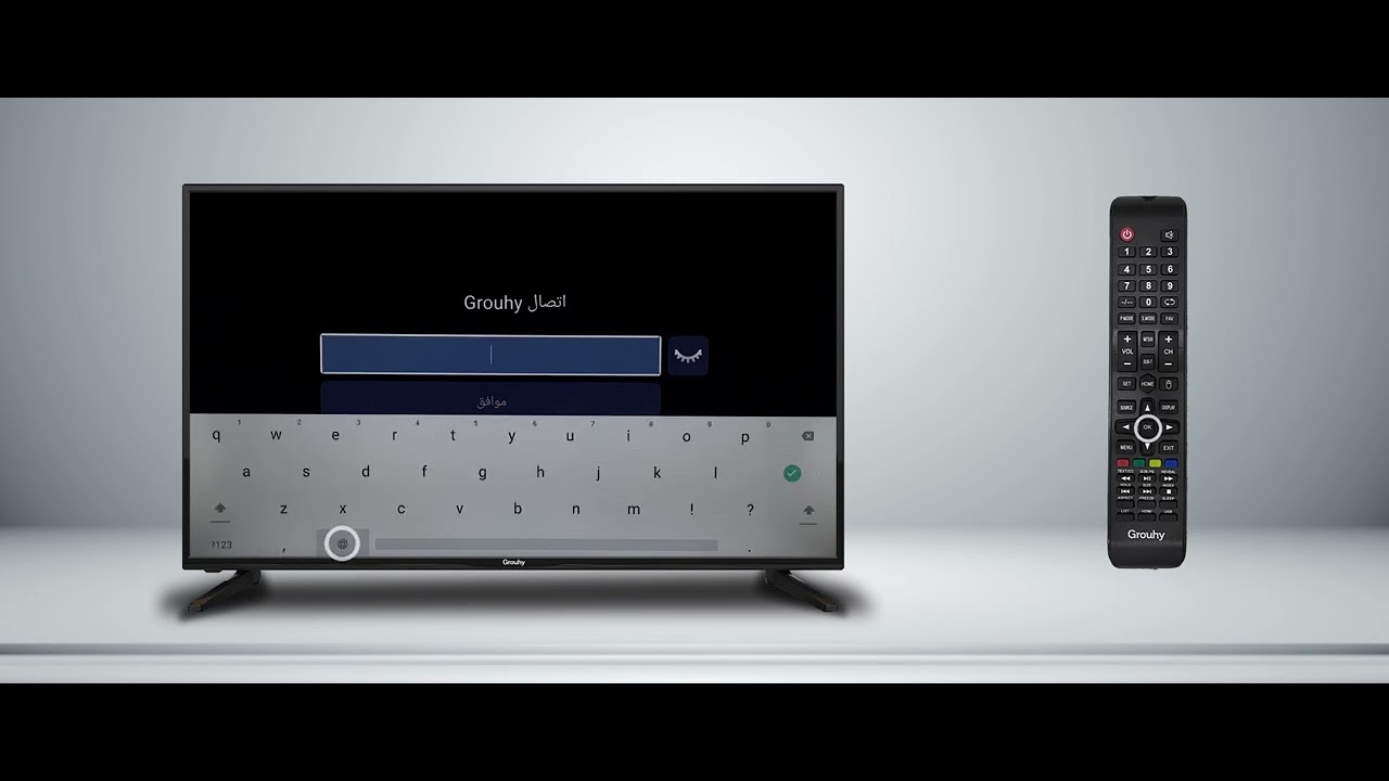 (Grouhy) Wi-Fi بال Android كيفية توصيل شاشة جروهى - YouTube