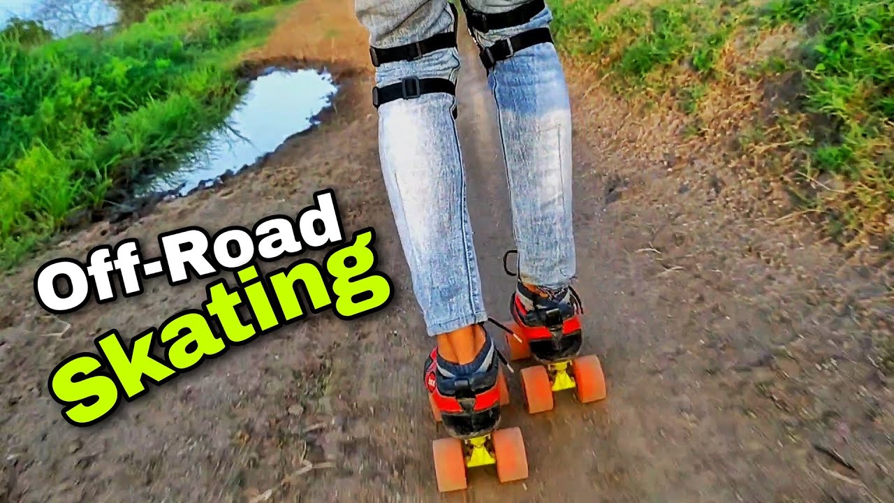 Skating On Off-road//Roller skate - YouTube