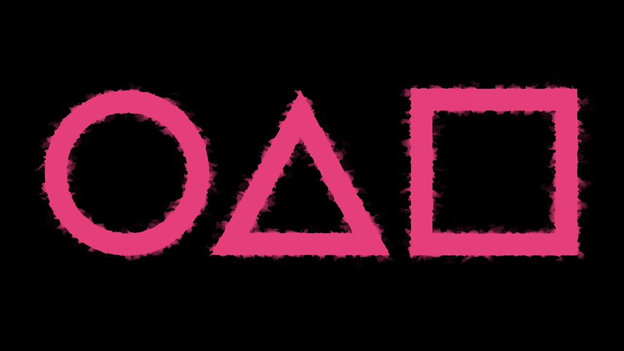 Squid Game Play Card Circle Triangle Sqaure 4K - YouTube